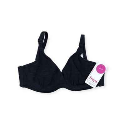 Freya BLACK Ibiza Waves Plunge Underwire Bikini Swim Top, US 34DD, UK ...