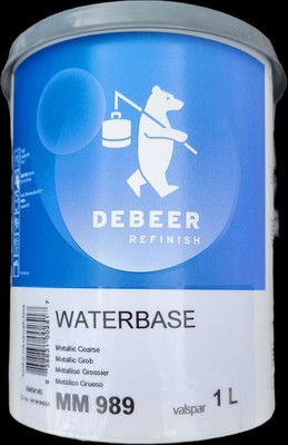 MM 989 Debeer Refinish Waterbase - METALLIC COARSE - 1L | eBay