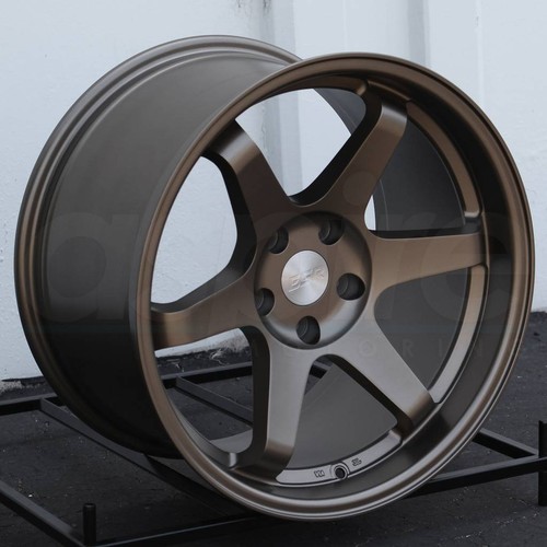 18x10.5 ESR SR07 SR7 5x100 22 Bronze Wheels Rims Set(4) 72.56 | eBay