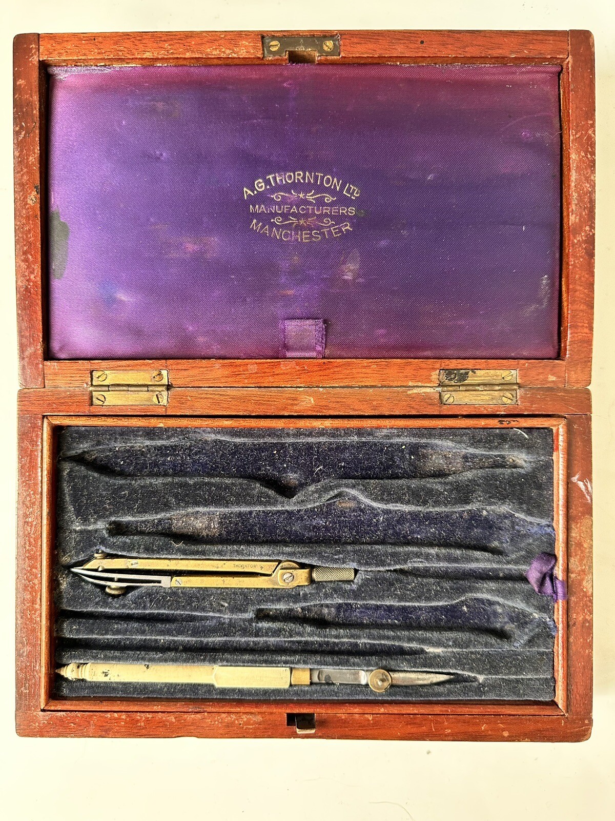 Technical/Geometry/Maths/Drawing Instrument Set math A.G THORNTON LTD ...