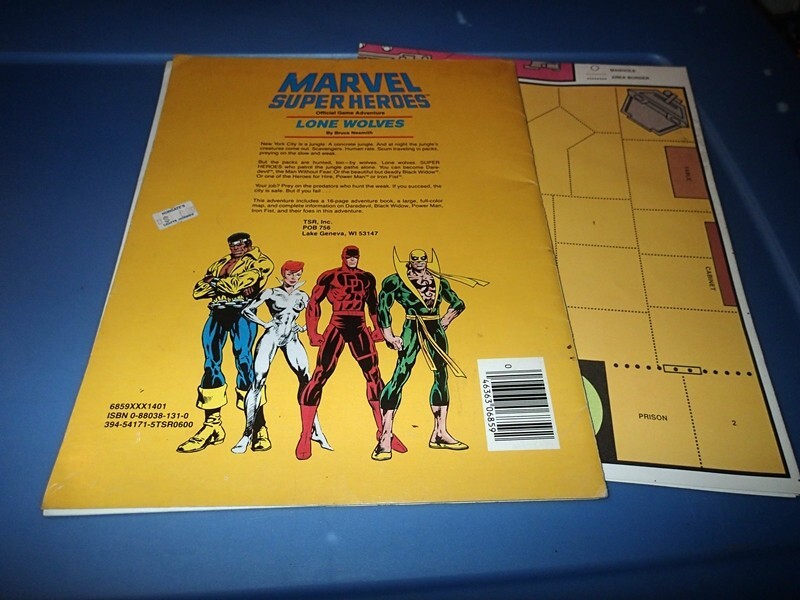 TSR Marvel Super Heroes Lone Wolves MH4 6859 COMPLETE 9780880381314| eBay