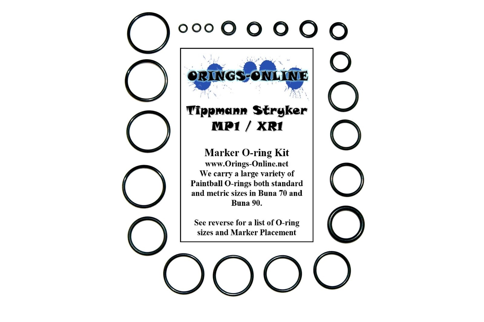 Tippmann Stryker MP1 / XR1 Paintball Marker O-ring Oring Kit x 4 ...