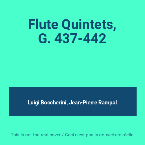 Flute Quintets, G. 437-442, Luigi Boccherini, Jean-Pierre Rampal | eBay