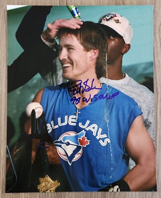 Pat Borders Signed 8x10 Photo 1992 World Series MVP Toronto Blue Jays ...
