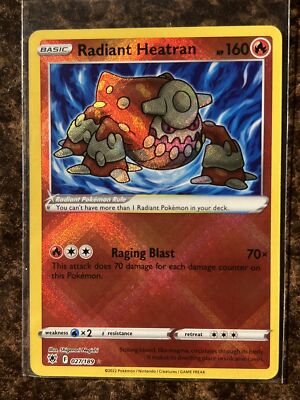 Radiant Heatran 027/189 - Pokemon Astrial Radiance - Mint Pack Fresh | eBay