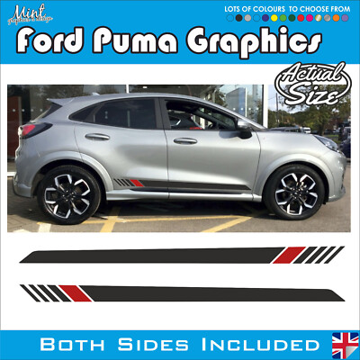 to fit FORD PUMA ST Line Side Stripes Sport Decals Stickers Graphics NO ...