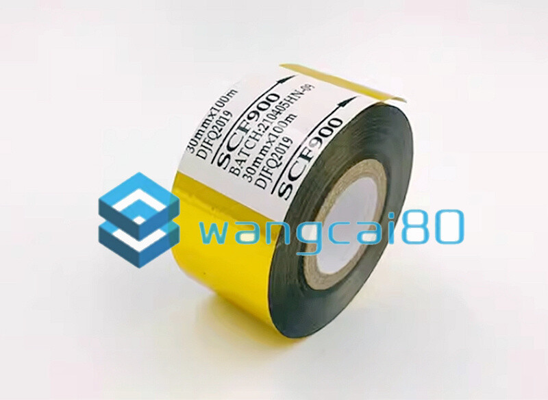 5 Rolls SCF900 Gold Color Thermal transfer ribbons 30mm*100m for coding ...