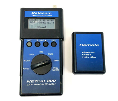 DATACOM TECHNOLOGIES NETcat 800 LAN Trouble Shooter Network Cable ...