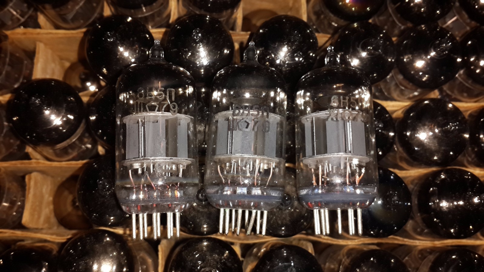 RARE 6N5P~ 6N1P-E , ECC88 , 6DJ8, Russian Audiophile Tubes NEW 1975r ...