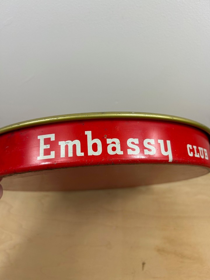 Embassy Club Beer Chicago Vintage Metal Beer Tray 13" Diameter | eBay