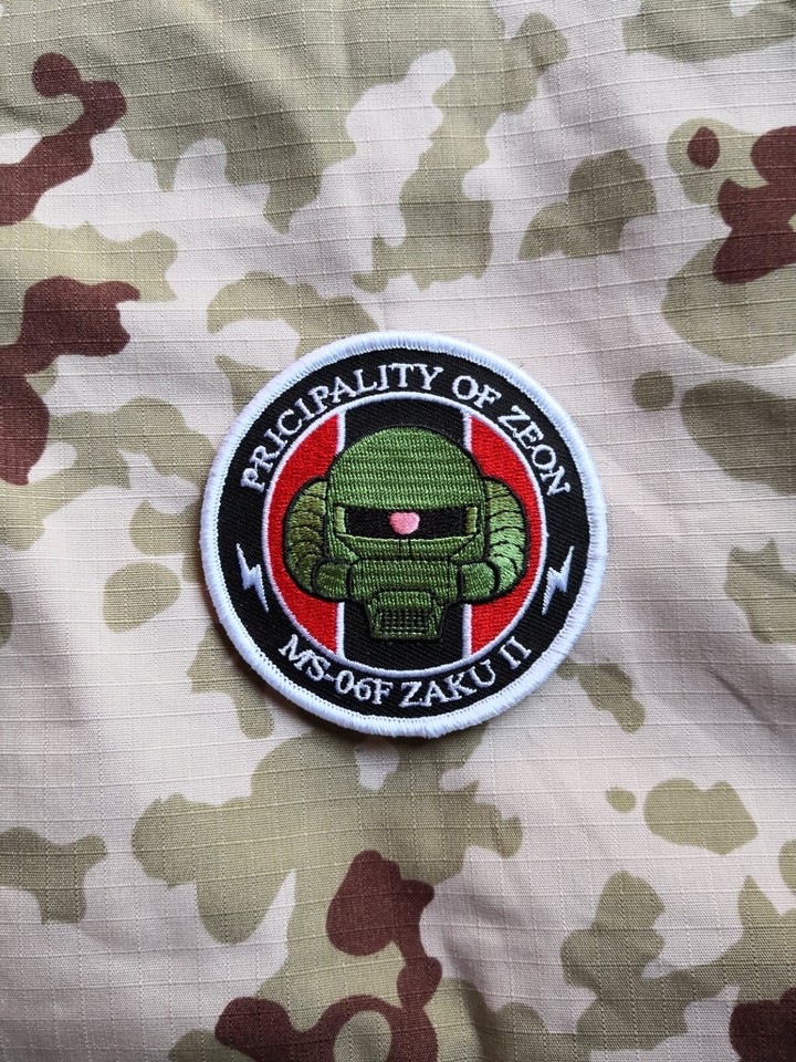 Gundam 79 One Year Space War Zeon Military Anime MS-06 Zaku Morale ...