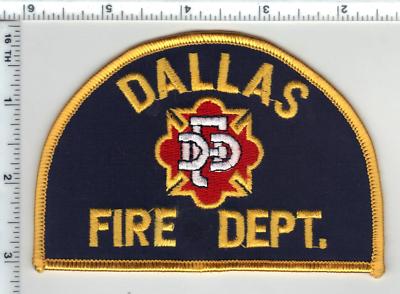 Dallas Fire Department (Texas) Shoulder Patch from the 1980's | eBay