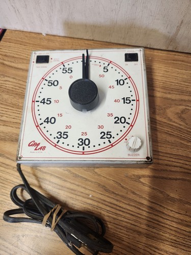 GRALAB Timer Model 167 | 60 Min Precision Timer w Outlet Adjustable ...