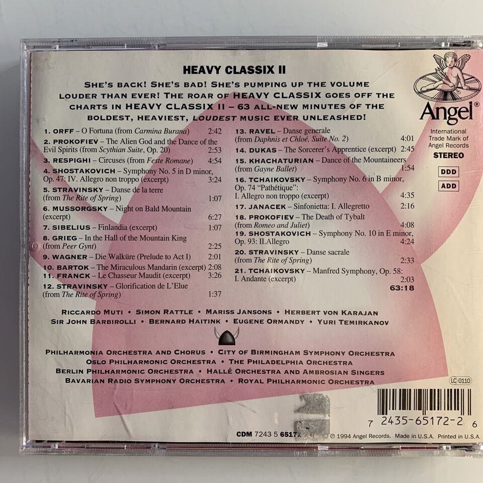 Heavy Classix, Vol. 2 (CD, 1994, Angel Records) 724356517226 | eBay