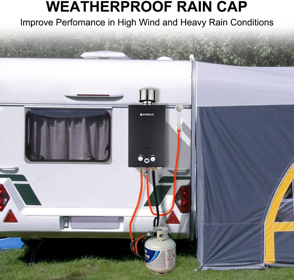 Camplux BW264BC 10L Instant Gas Water Heater Outdoor Tankless For ...