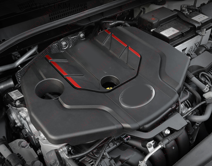 Black Engine Dust-Proof Protect Cover Trim For Toyota Corolla Cross ...