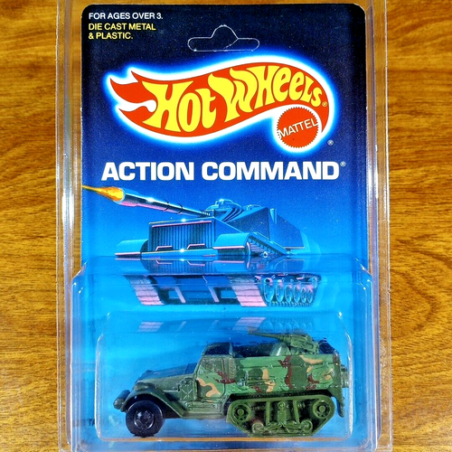 Hot Wheels Action Command Tank Gunner Army Half-Track Gun Bucket ...