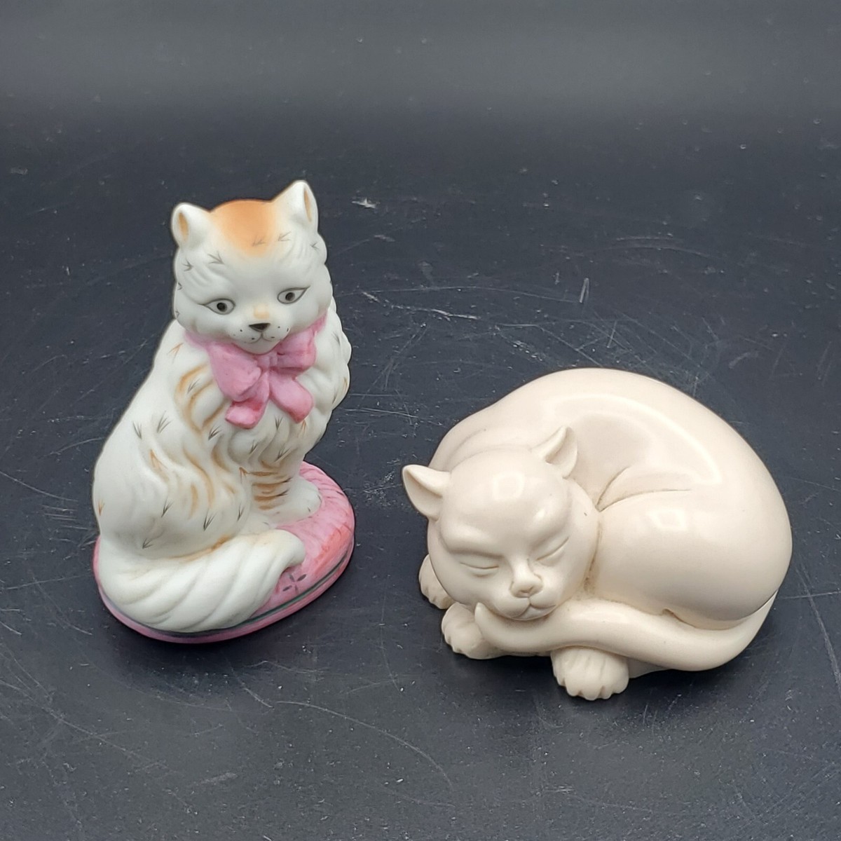 Franklin Mint Curio Cats 1986 Franklin Mint Black And Gold Cat