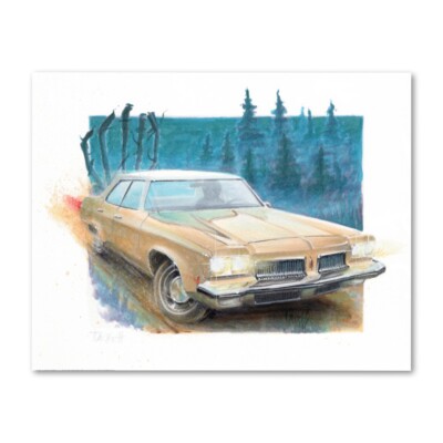 Signed EVIL DEAD 1973 Oldsmobile Delta 88 Poster Print Wall Art 11x14 ...