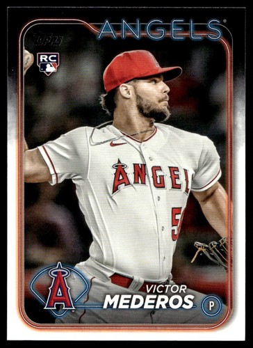 Victor Mederos 2024 Series 1 Topps Rookie Card RC #270 Los Angeles ...
