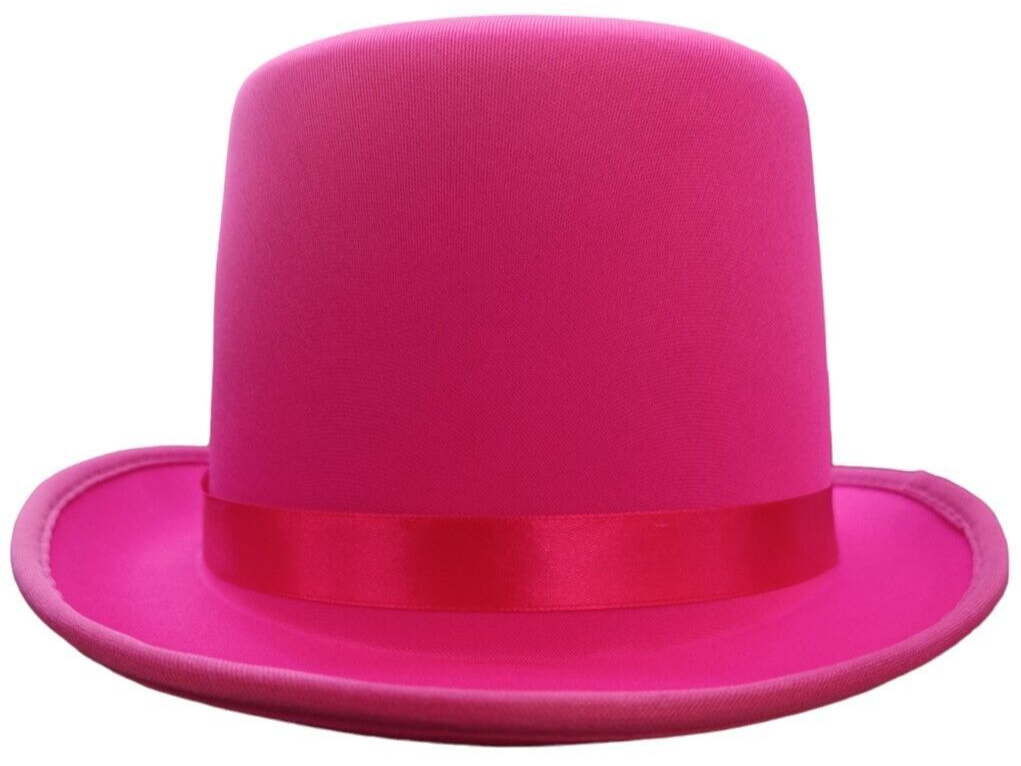 Pink Top Hat Bell Hat Victorian Steampunk Dance Halloween Fancy Dress Costume | eBay UK