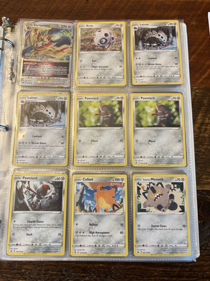 Large Pokémon Collection Binder For New Collectors, Rare Cards Inside ...
