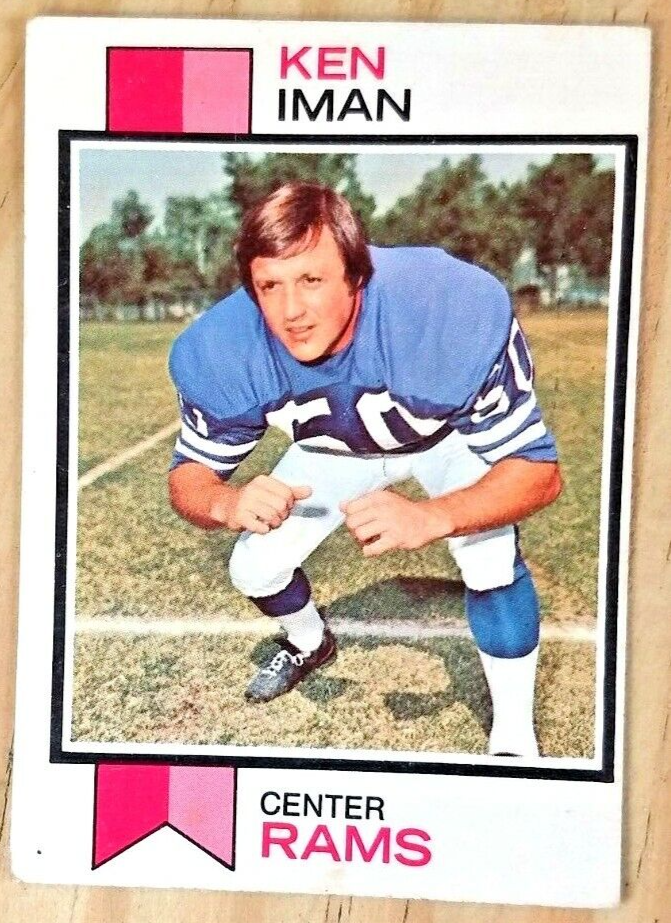 1973 TOPPS KEN IMAN CARD#152 LOS ANGELES RAMS GREEN BAY PACKERS SE ...