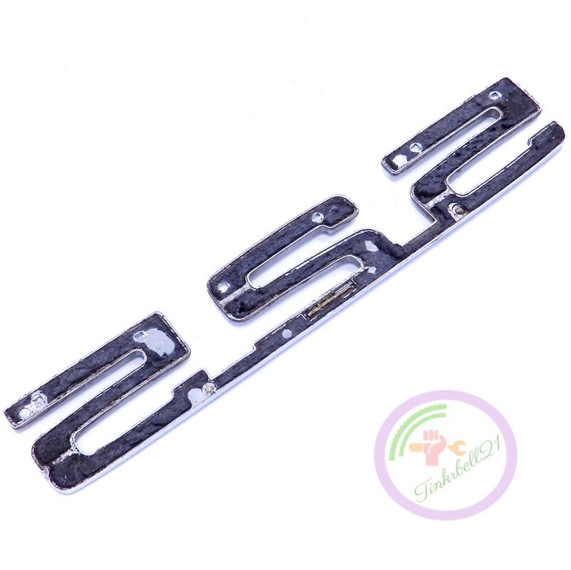 91-96 BMW 525 Sedan Rear Trunk Lid Emblem E34 Script Silver Badge ...