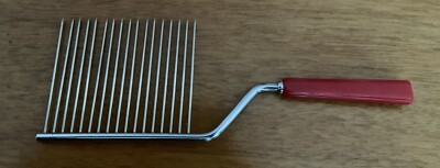 Vtg Simichrome Tested Red Bakelite Handle Angel Food Cake Breaker ...