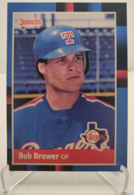 1988 DONRUSS Baseball #346 Bob Brower Texas Rangers baseball card | eBay