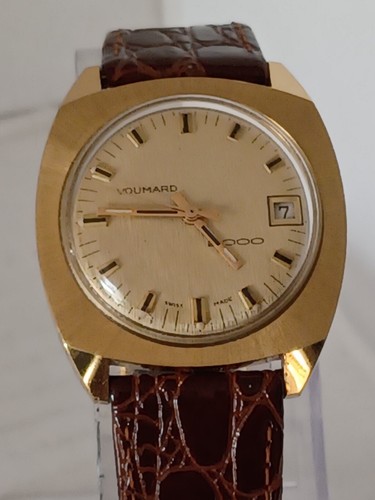 VOUMARD 2000,60's 17j "Rear Crown" Manual Wind, Date GP RARE, MEN'S ...