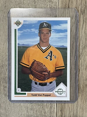 1991 Upper Deck Error Card Of Todd Van Poppel #53 | eBay