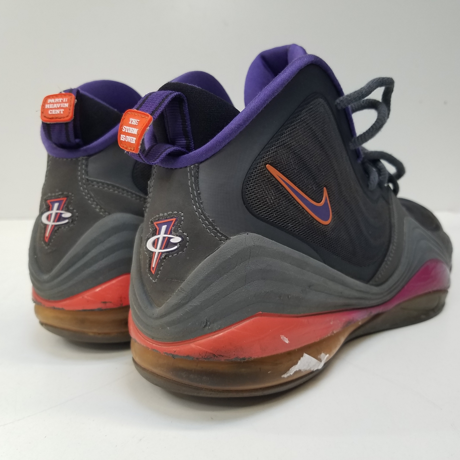Nike Air Penny V Phoenix Suns Sneaker Shoe Size 11.5 - Gem