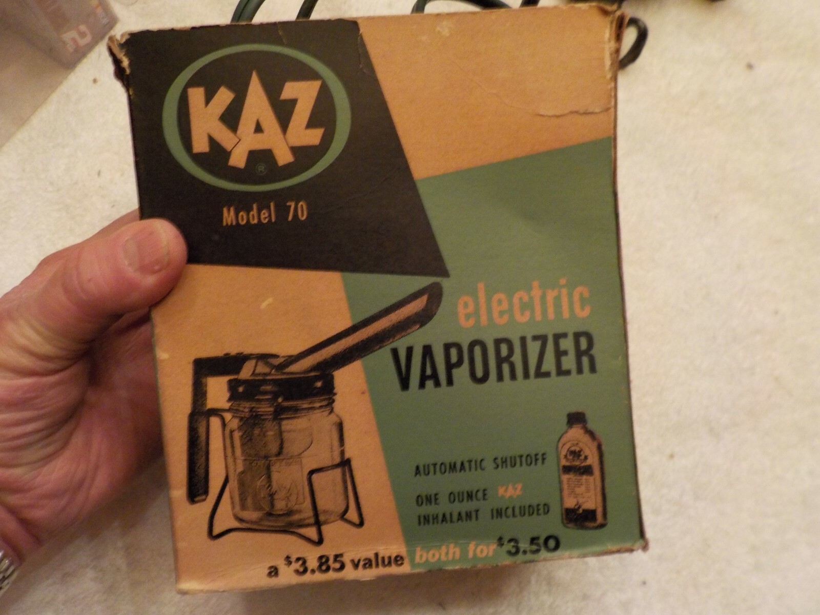 Vintage KAZ Electric Vaporizer Model 70 With Box UNTESTED | eBay