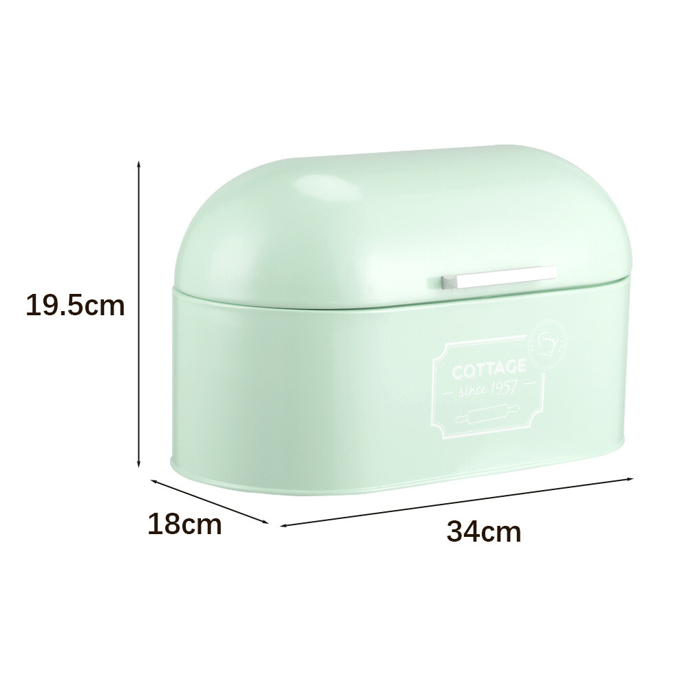 Tabletop Bread Bin Kitchen Food Loaf Storage Container Organiser Cover ...