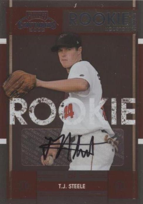 2008 Playoff Contenders - T.J. Steele #44 Season Ticket Autographs (AU ...