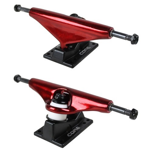 Core Skateboard Trucks - Aluminum Alloy, Premium Bushings - Red | eBay