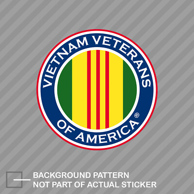 Vietnam Veterans of America VVA Sticker Decal Vinyl vet veterans served ...