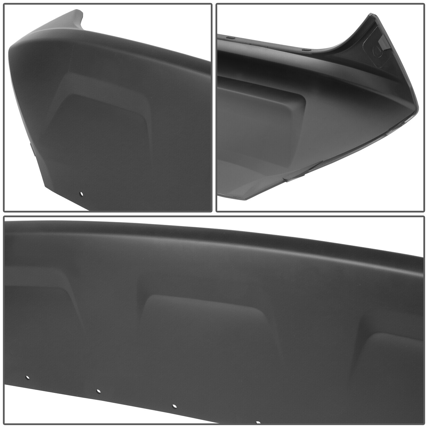 For 2017-2019 Ford Escape OE Style Black Textured Front Lower Bumper ...