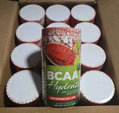FULL CASE 12 About Time BCAA Hydrate L-Glutamine & Electrolytes ...