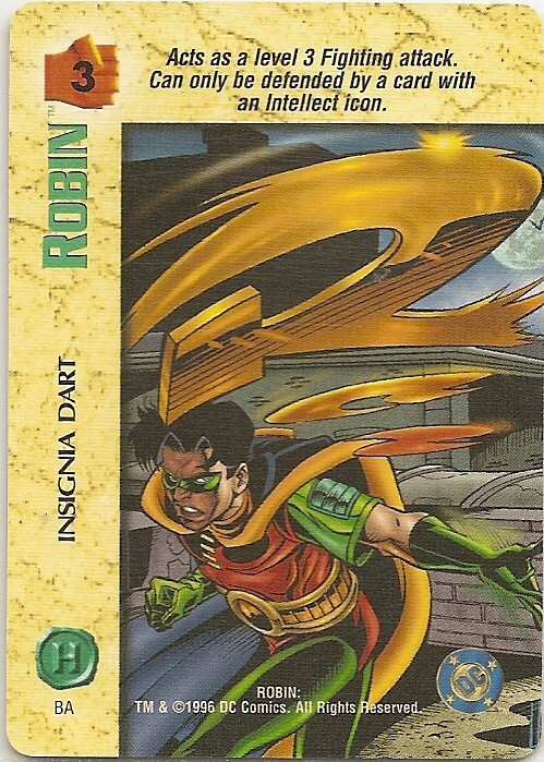 OVERPOWER Robin Insignia Dart - DC Batman Superman | eBay