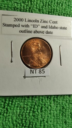 2000 Lincoln Cent Stamped with IDAHO State - Collectable | eBay
