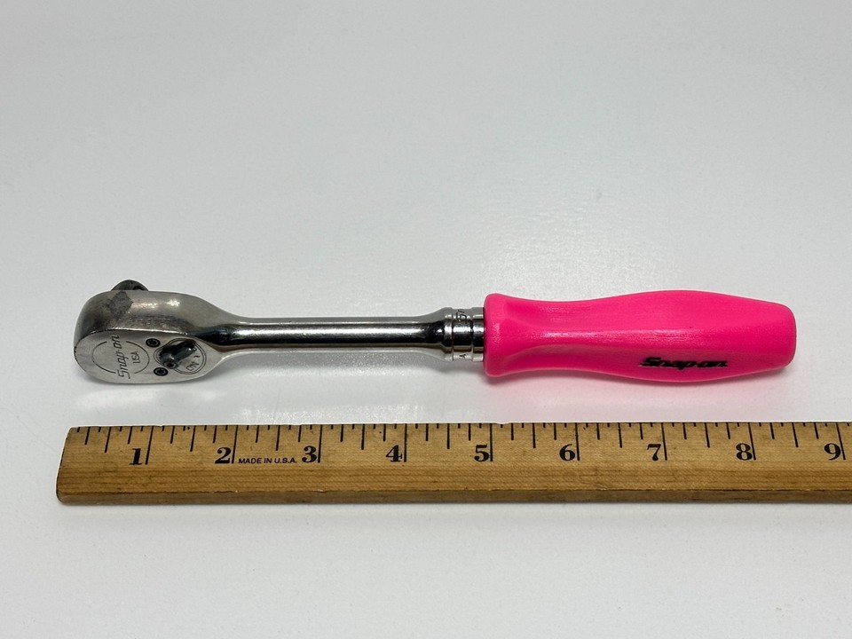 Snap-On Tools USA F836 RARE Electric Pink Hard Handle 3/8" Drive ...