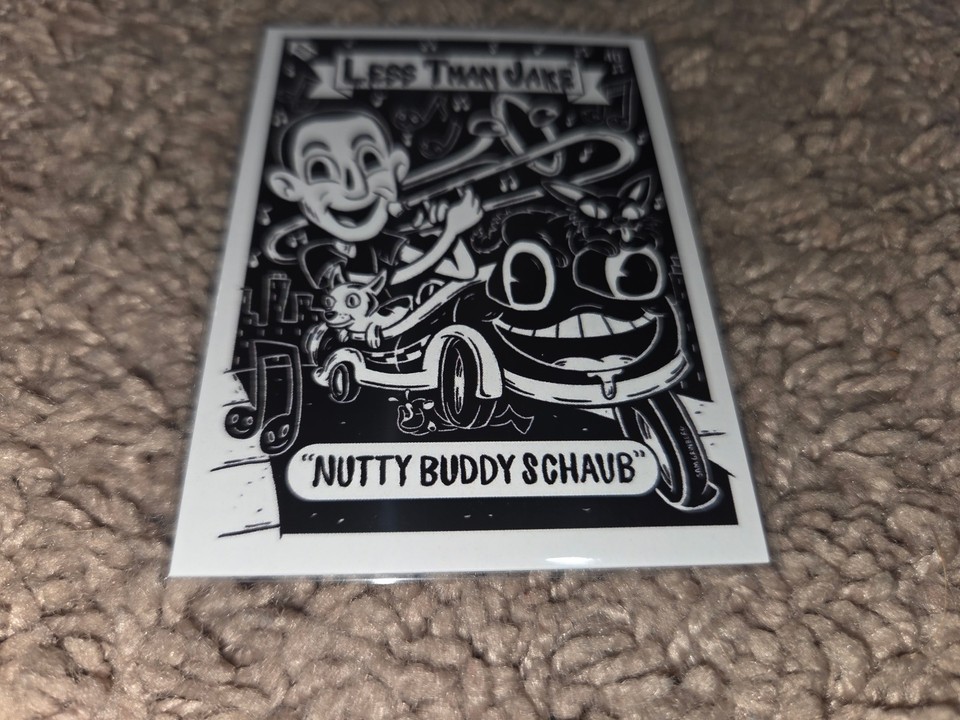 015: Less Than Jake Trading Card #40 "Nutty Buddy Schaub" Parallel | eBay