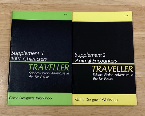 Lot of 13 VTG Traveller RPG Supplement Books 1978-1981 Game Designers ...