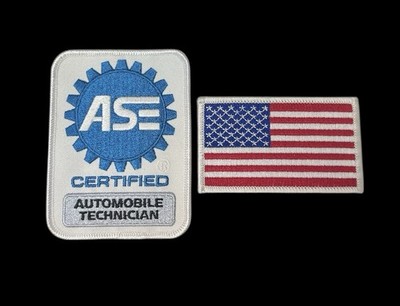 ASE Certified Automobile Technician & American Flag Set | eBay