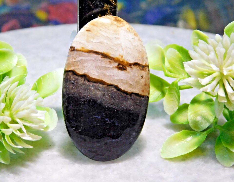 Natural Palm Root Agate Gemstone Cabochon For Jewellery Pendant Making ...