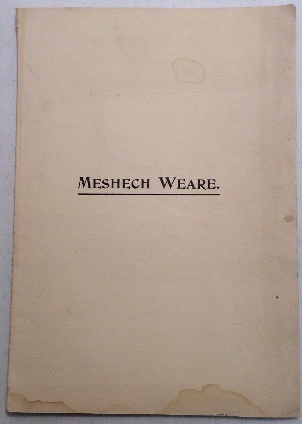 A Monograph Meshech Weare 1894 Ezra S Sterns Historical Book ...