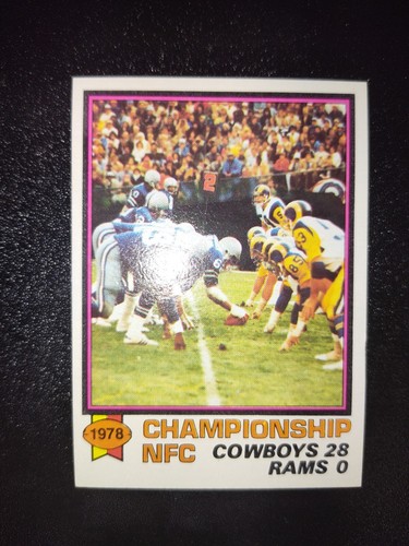 1979 Topps #167 1978 NFC Championship High Grade | eBay