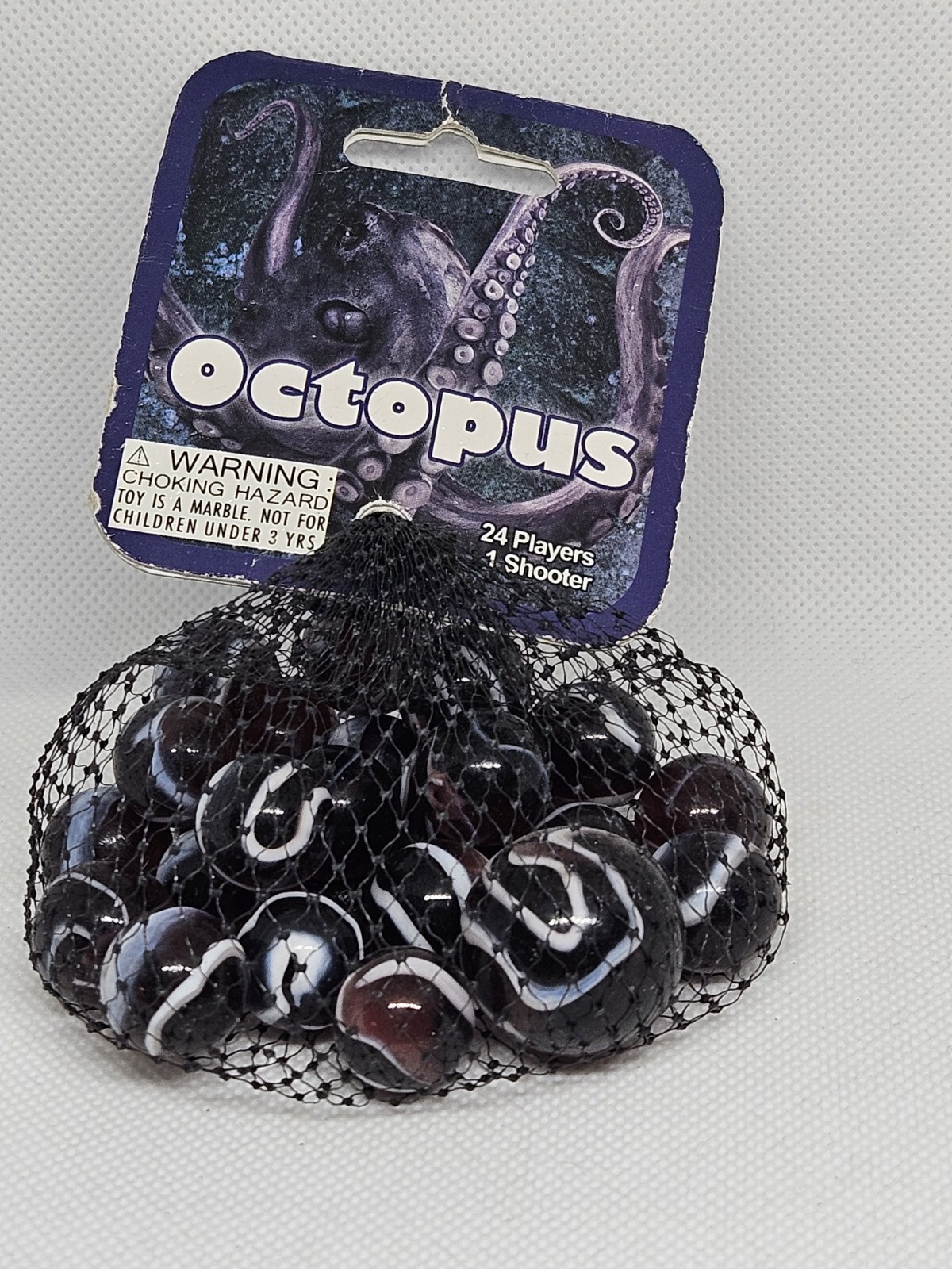 OCTOPUS Bag 24 Player Mega Fun Vacor Marbles &1 Shooter-Instructions ...